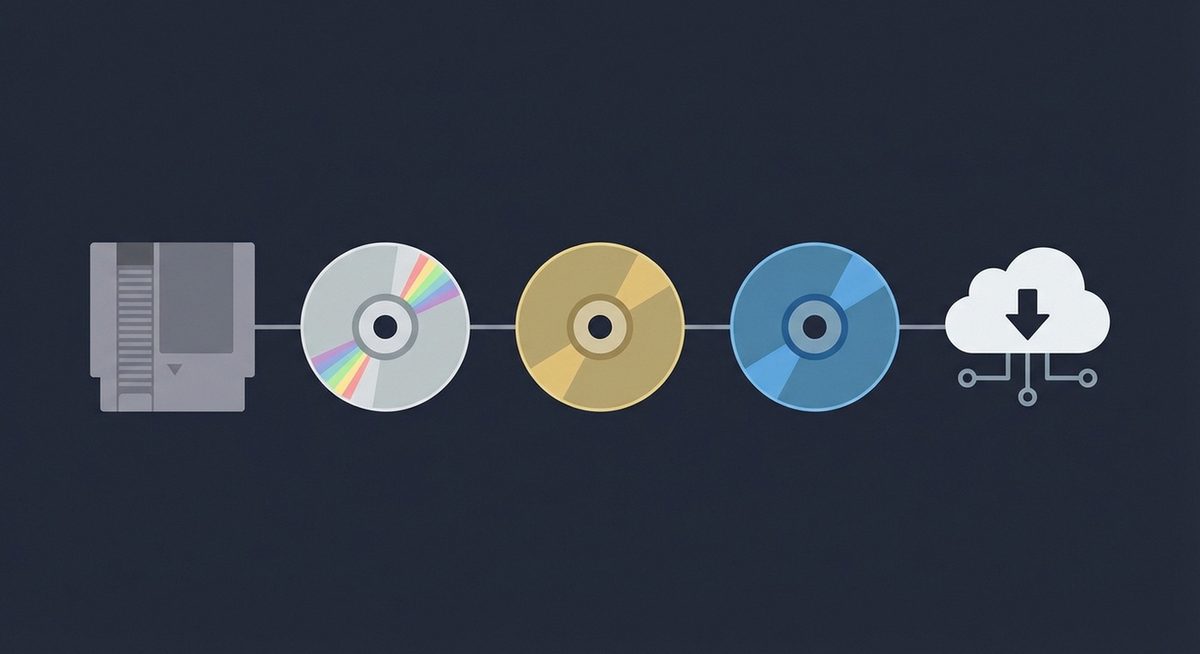 From Cartridges to Digital: The History of Game Media - Video Game ...