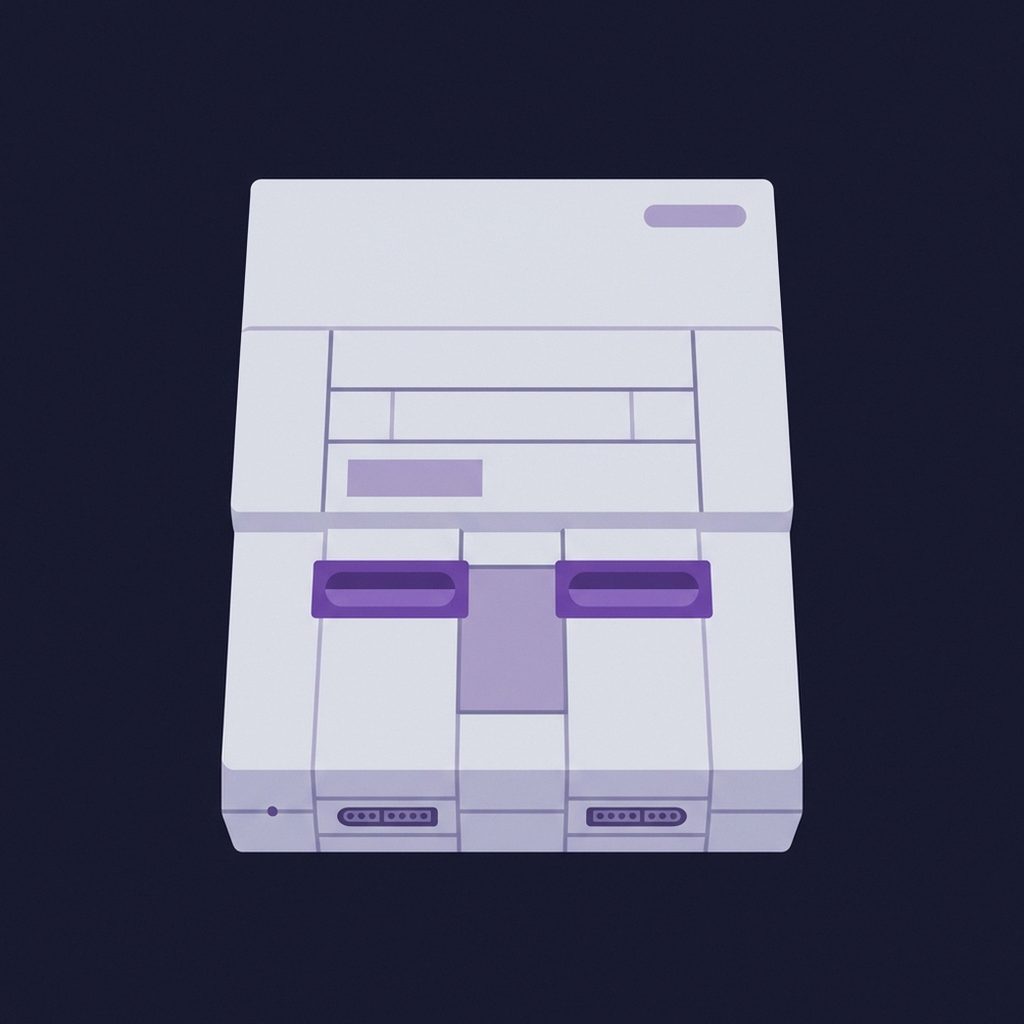 Super Nintendo Entertainment System (SNES) - Video Game Console Library